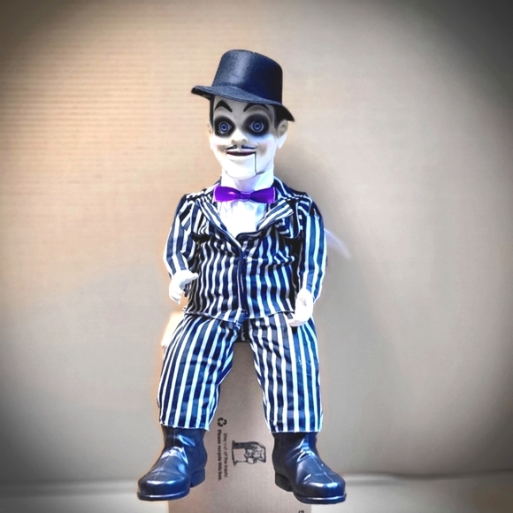 Spooky Village | Holiday | Spooky Village Animated Ventriloquist Dummy ...